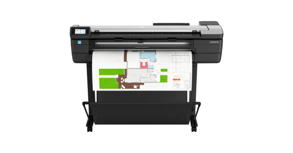 HP DesignJet T830 Large Format Multifunction Wireless Plotter Printer
