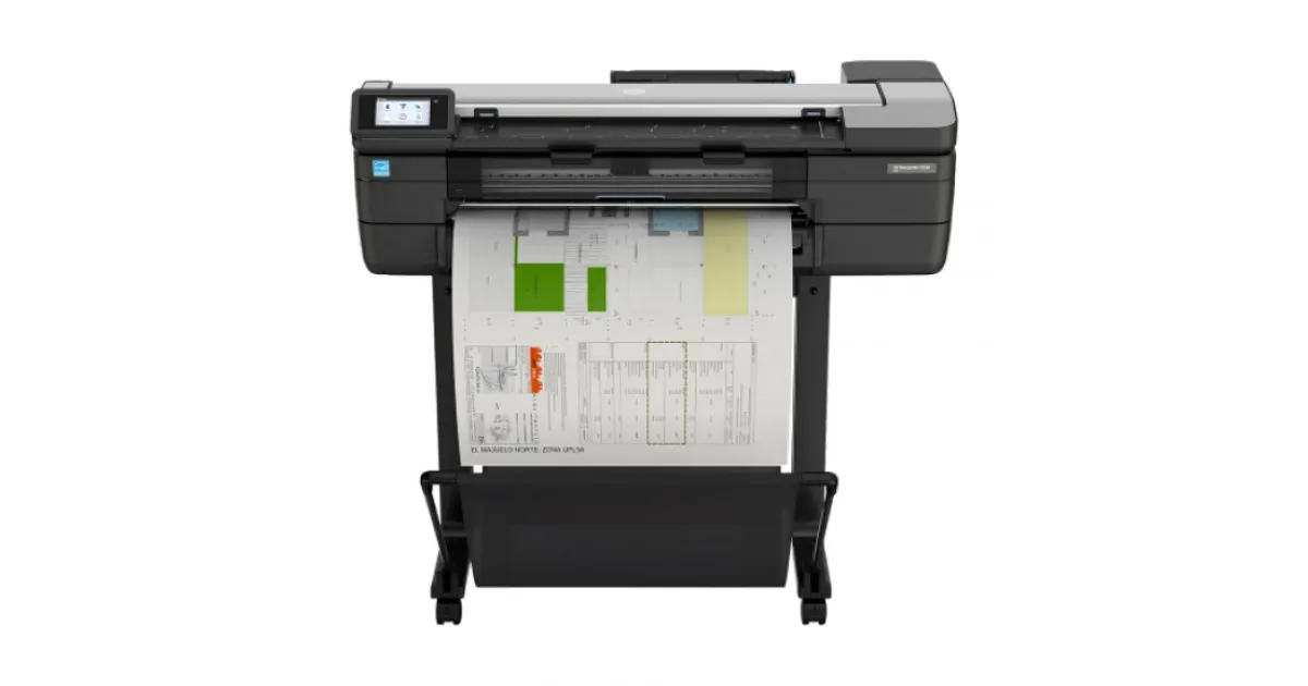 HP DesignJet T830 Large Format Multifunction Wireless Plotter Printer ...