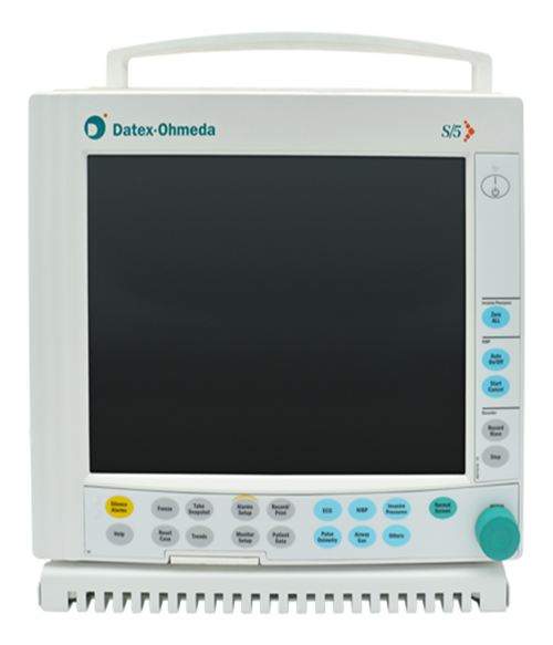 Ge Datex Ohmeda S/5 Anesthesia Monitor - Indoelectronic